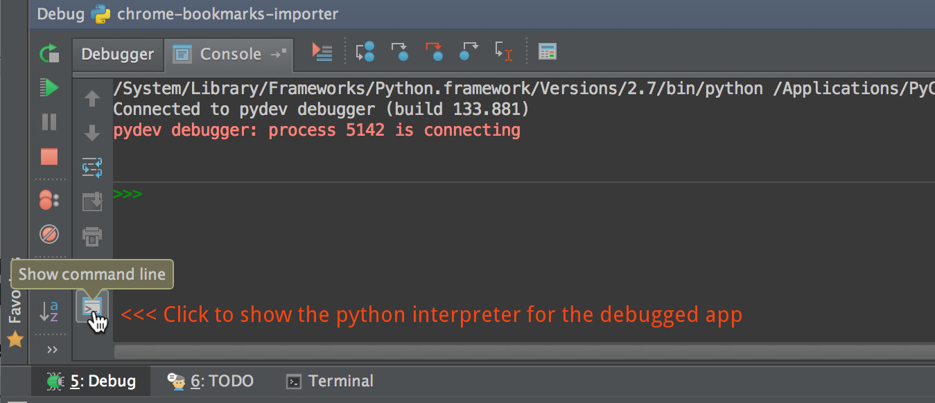  pycharm shell 
